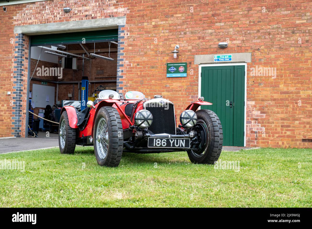 Vintage 1936 Riley Car at Bicester heritage centre sunday scramble ...
