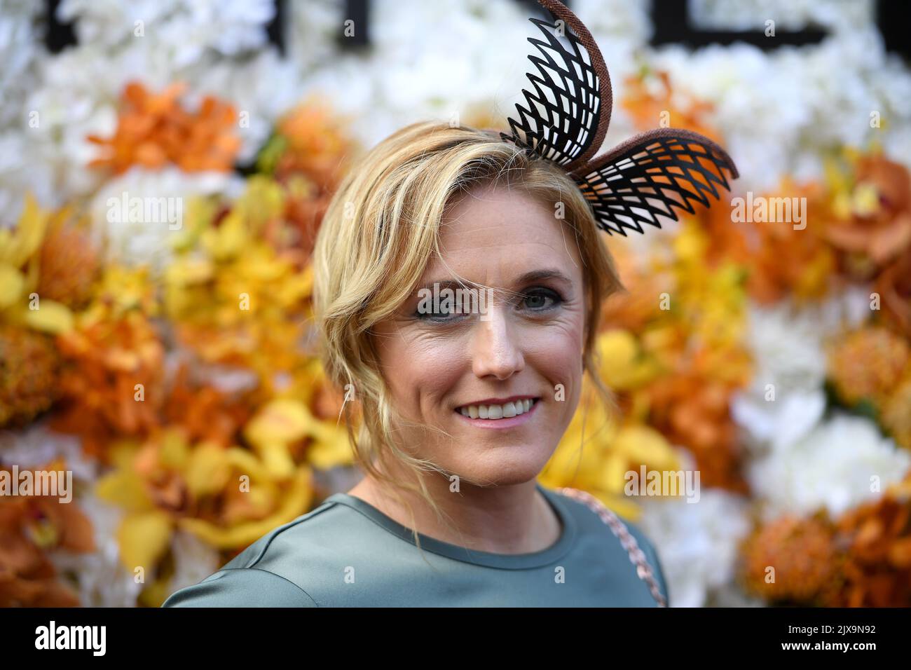 Australian Olympic hurdler Sally Pearson poses for a photograph at the ...