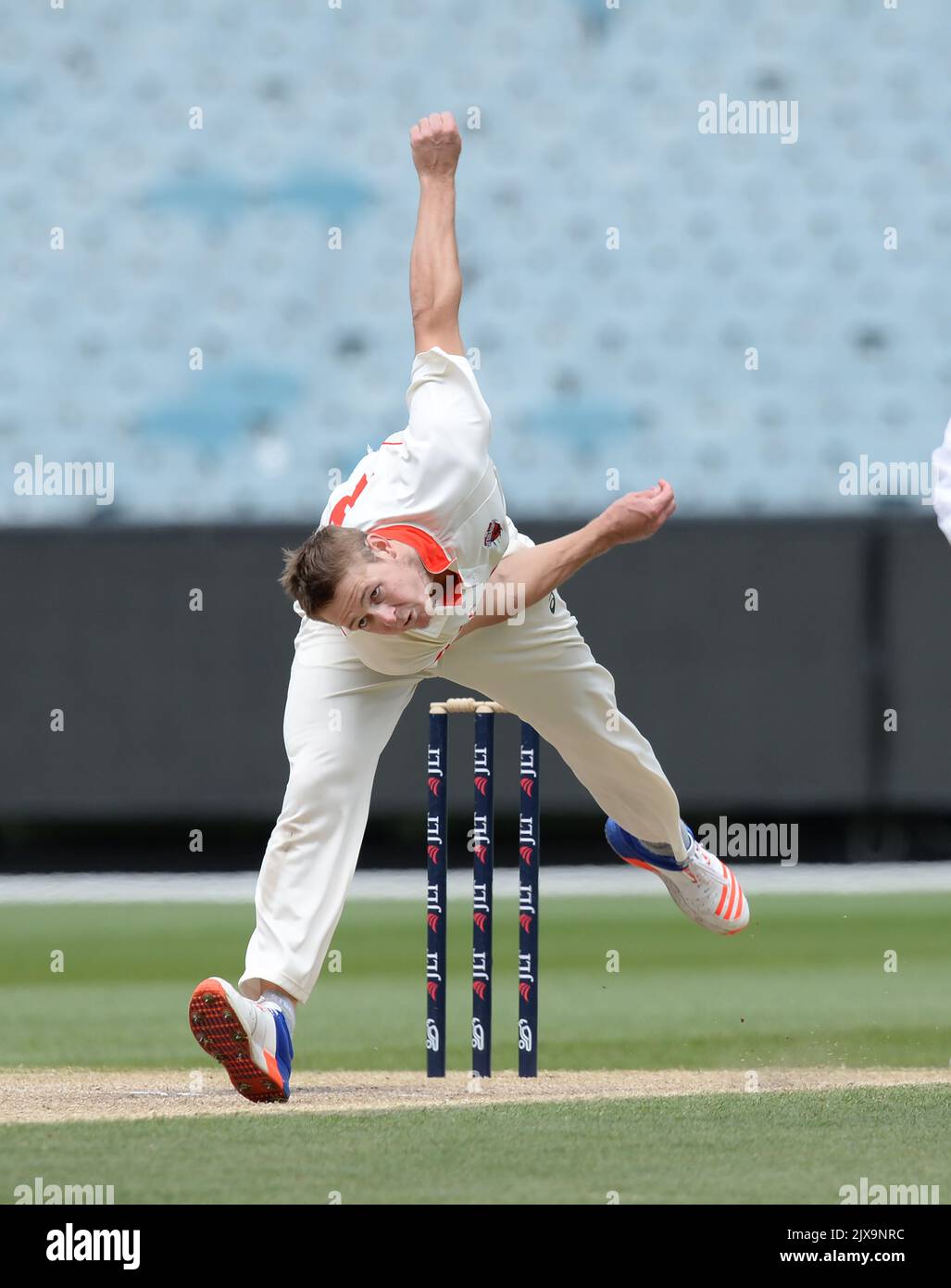 South Australia'€™s Joe Mennie during day 4 of the round 2 JLT ...