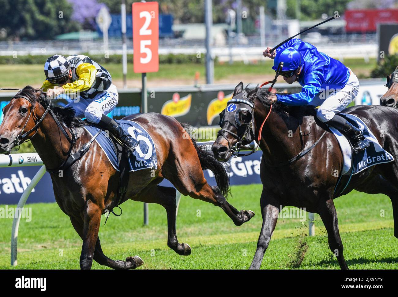 Jockey Joshua Parr (Right Stock Photo - Alamy