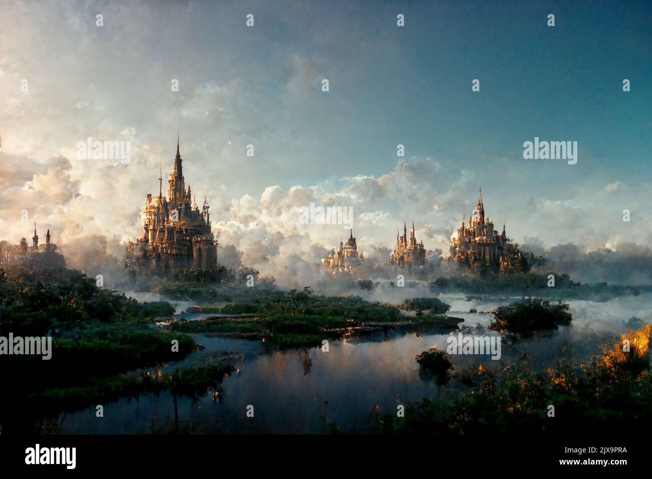 Fantasy castles hi-res stock photography and images - Alamy