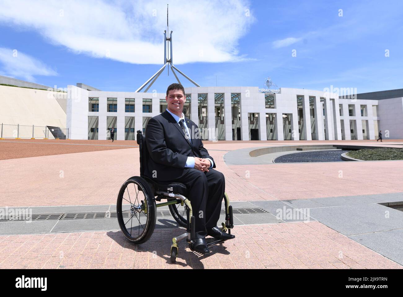 Australian Greens Senator elect Jordon Steele-John poses for ...