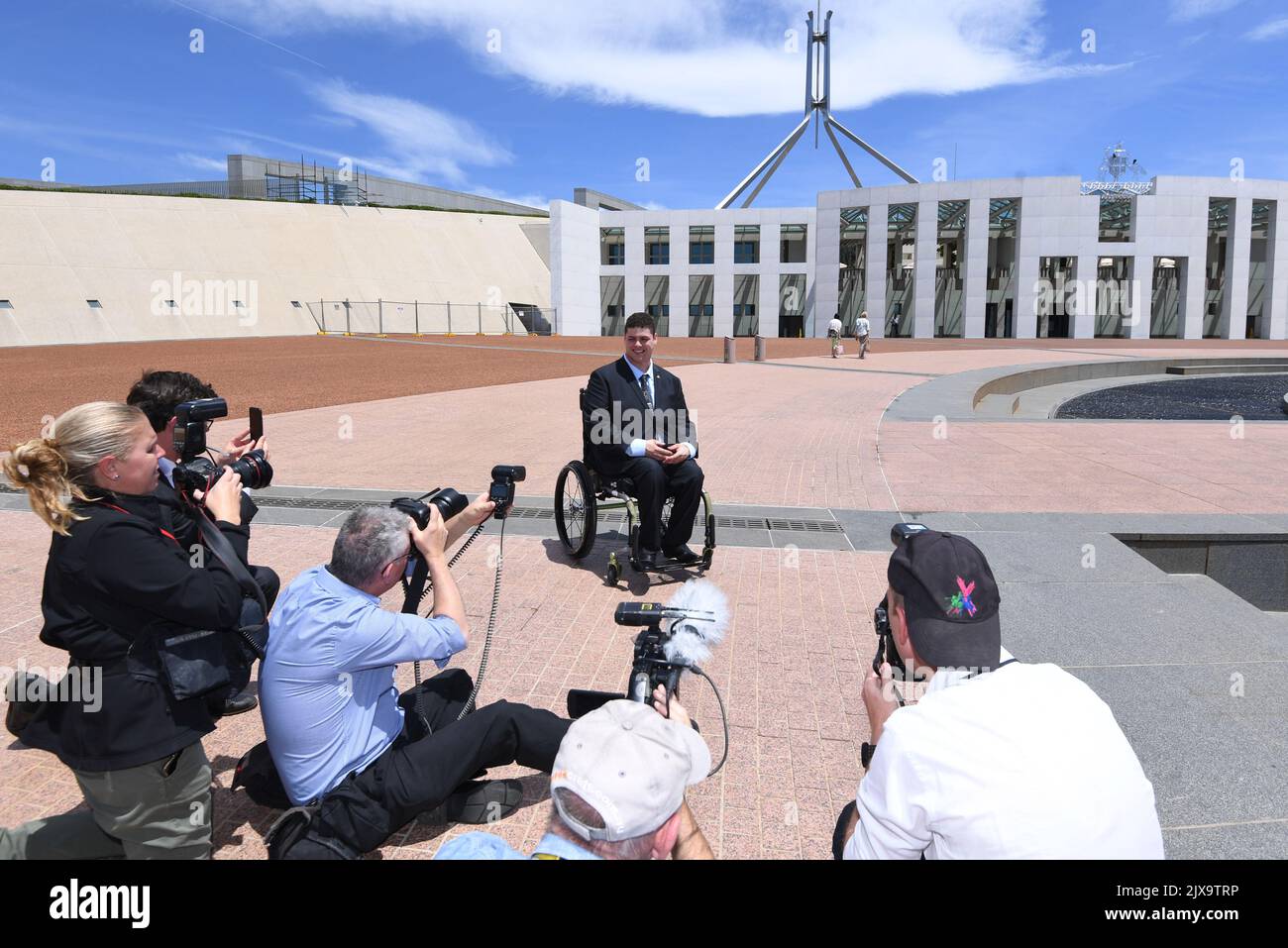 Australian Greens Senator elect Jordon Steele-John poses for ...