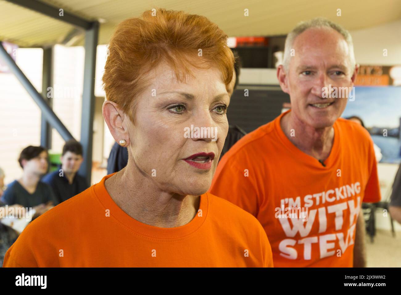 One Nation leader Senator Pauline Hanson and Queensland One Nation ...