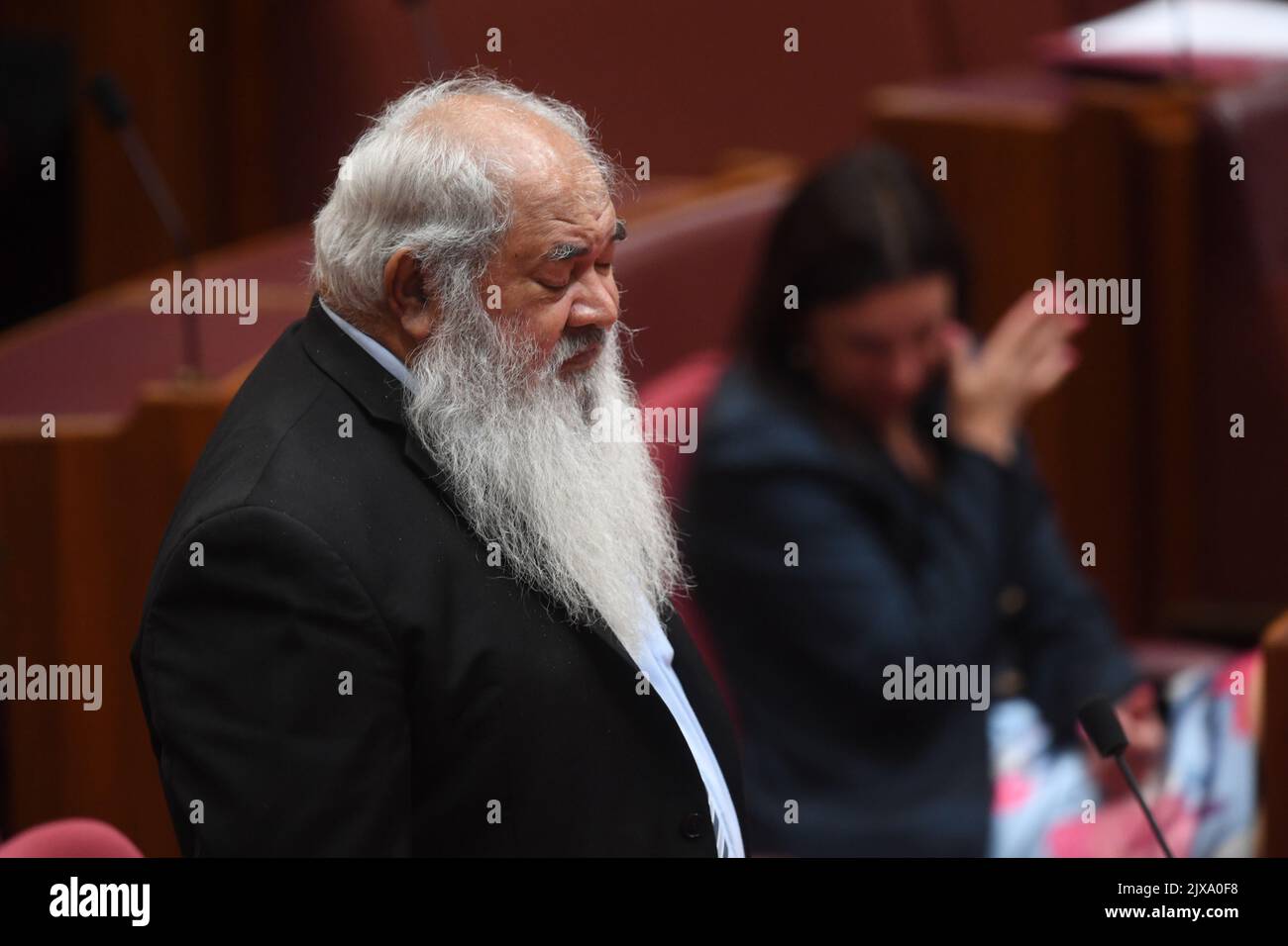Labor Senator Pat Dodson makes remarks about Tasmanian Senator Jacqui ...