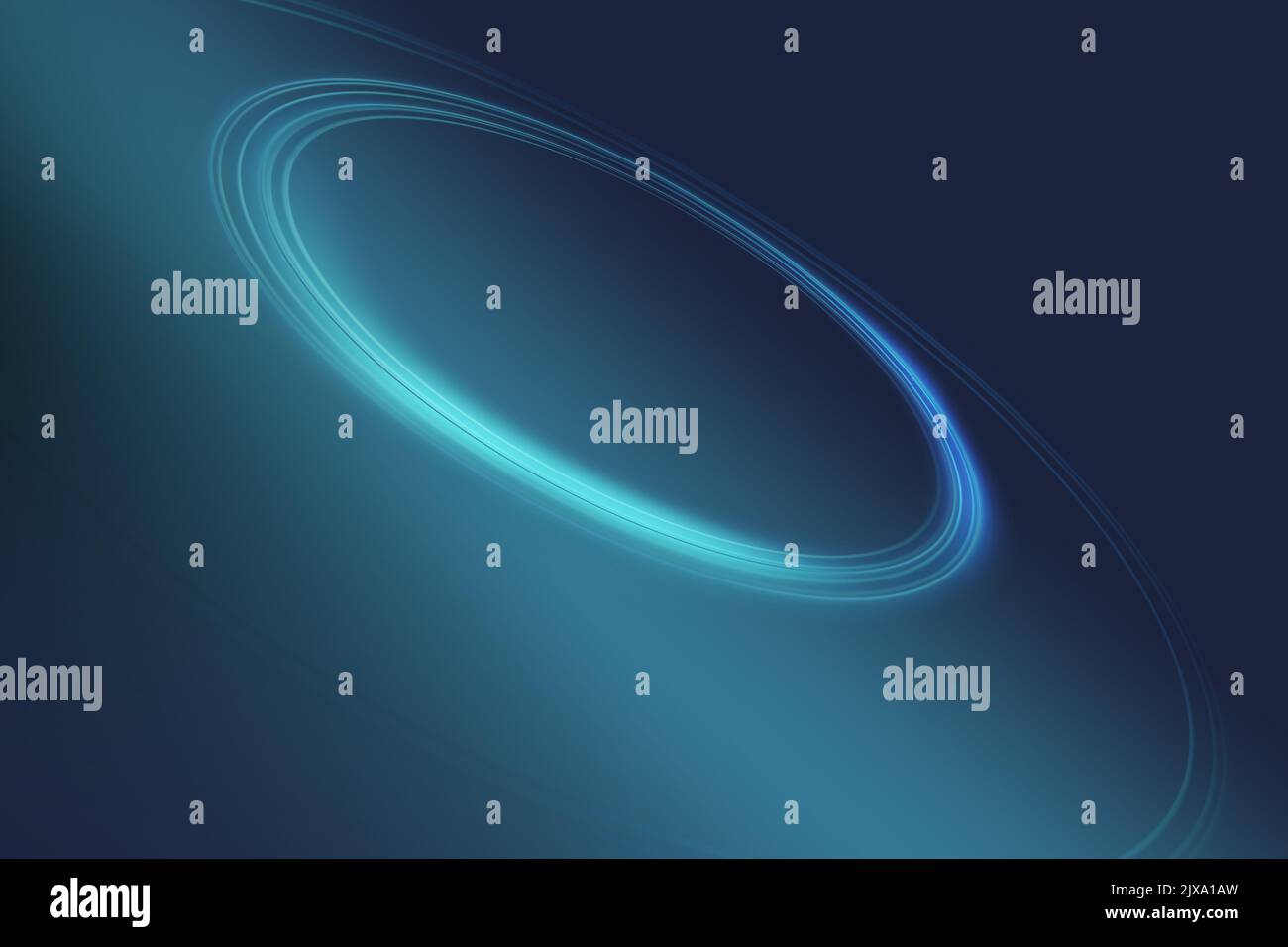 monotone growing light wave effect in depth, abstract technology ...