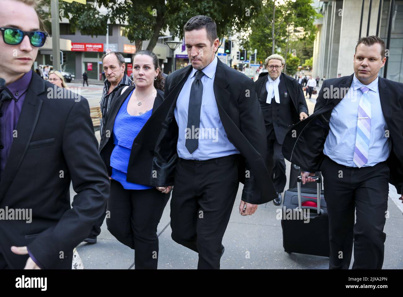 Former soldier Christopher Carter leaves the Brisbane Supreme Court ...