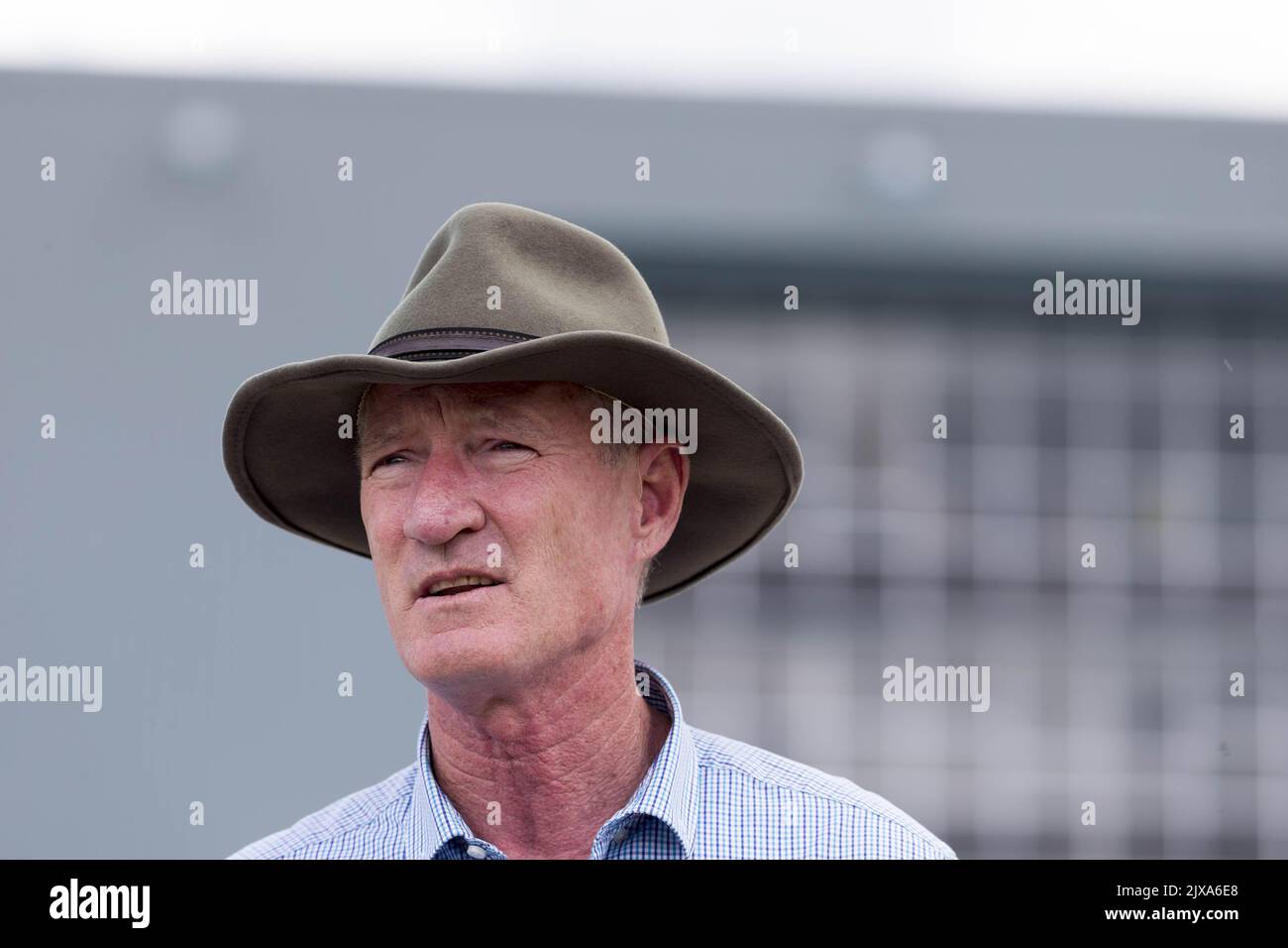 QLD One Nation Leader and member for Buderim Steve Dickson talks to the ...
