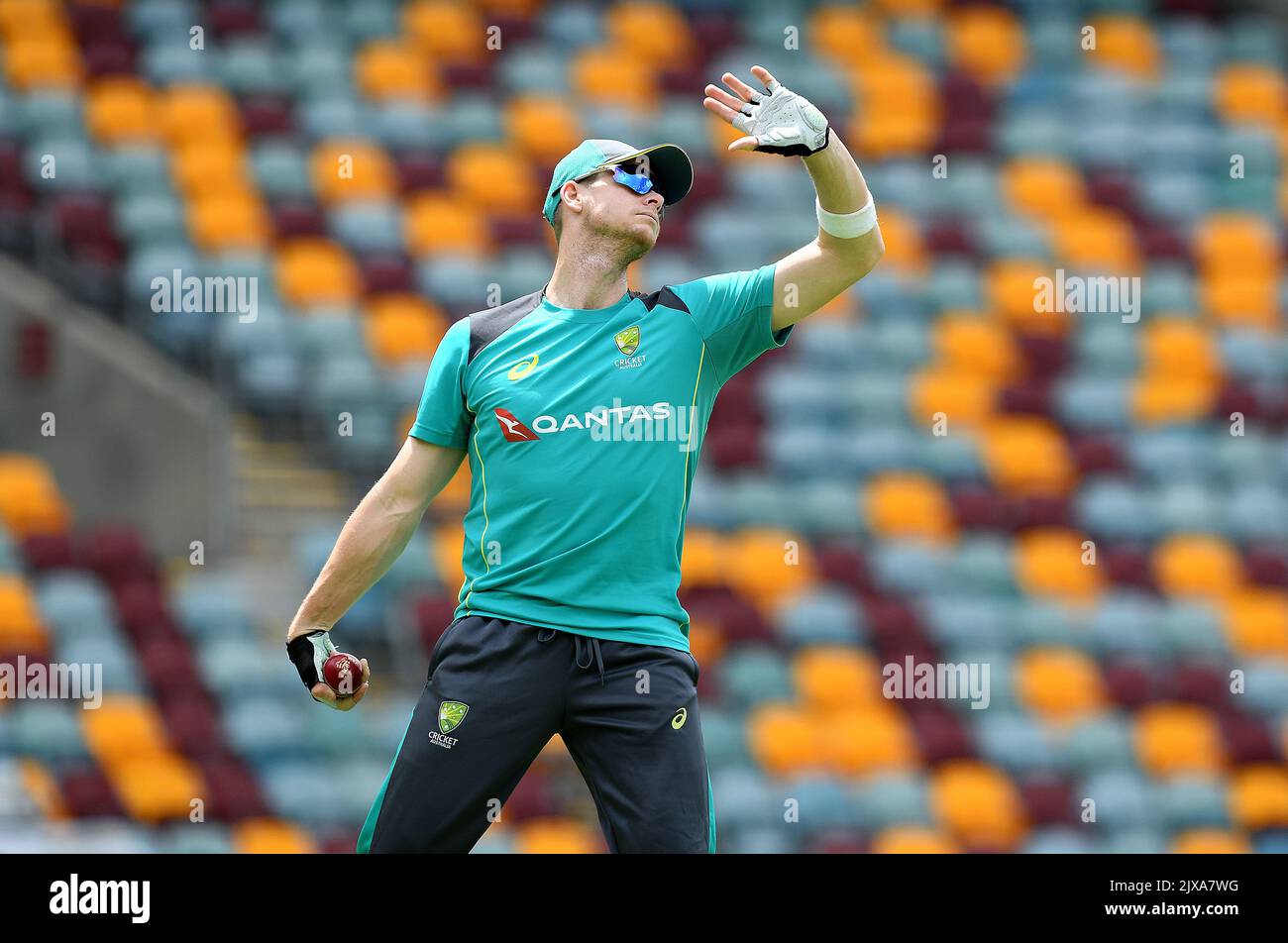 Australian captain Steve Smith is seen during the Australian team ...