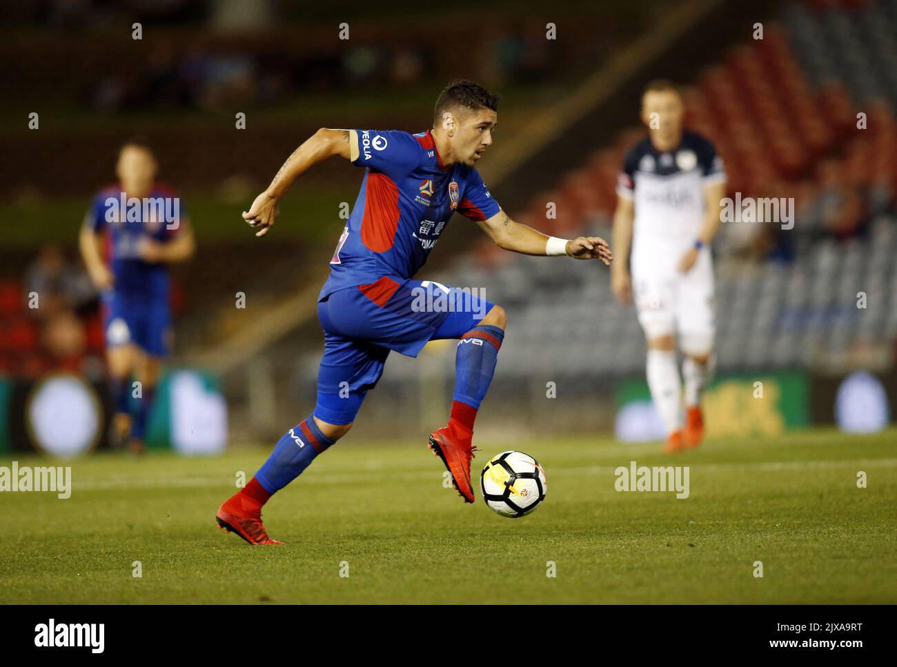 Dimitri Petratos of the Newcastle Jets during the A-League Round 8 ...