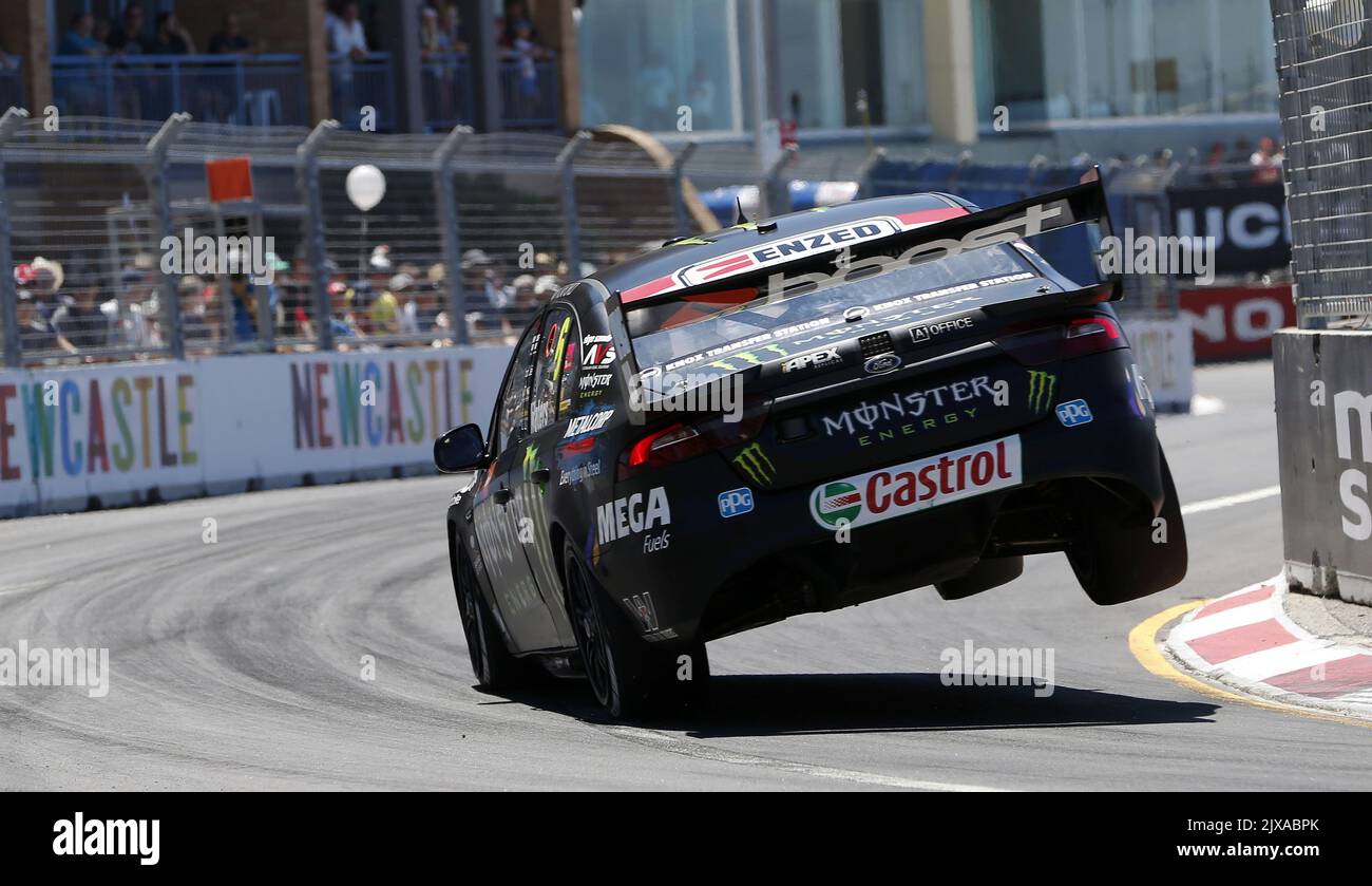 Bottle-O Racing team driver Cameron Waters drives his Ford Falcon FG-X ...