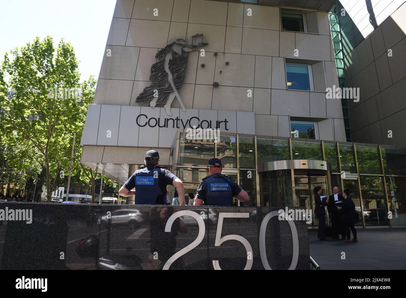 Exterior pictures of the County Court of Victoria in Melbourne, Monday ...