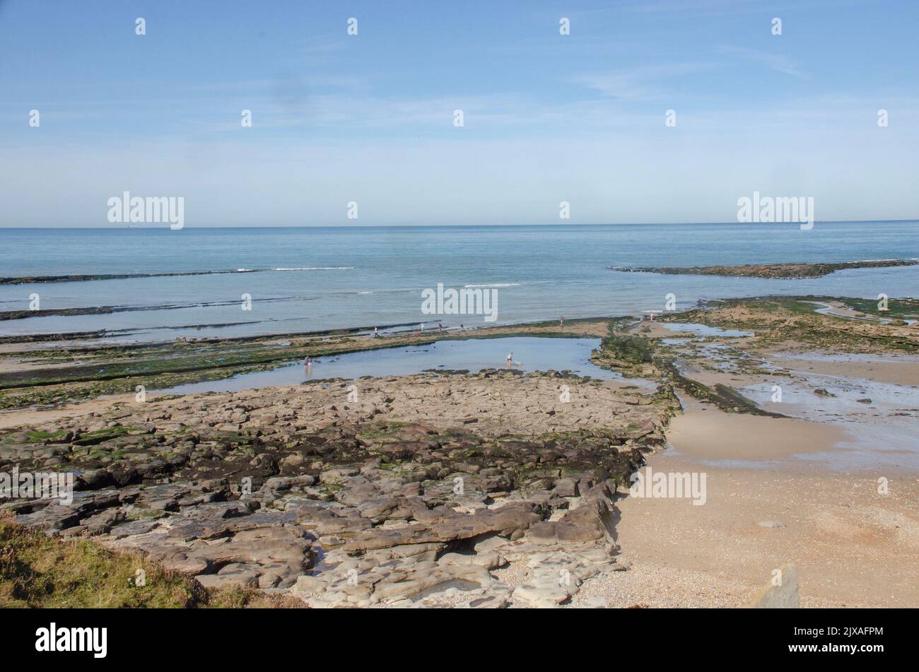 beautiful coastal landscape in northern france Stock Photo - Alamy