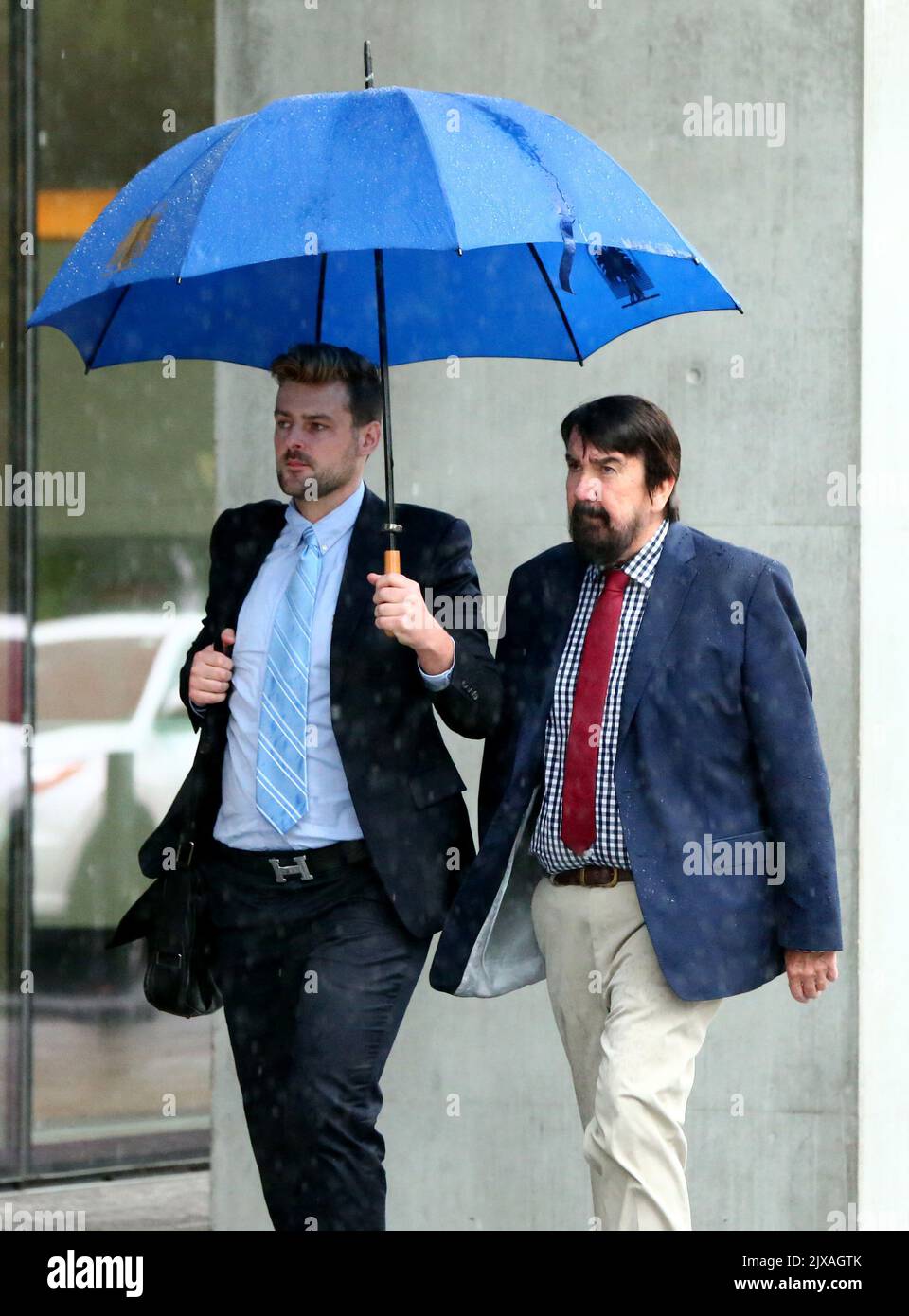 Family members of Maureen Boyce, Zachary Boyce (left) and Graham Boyce ...