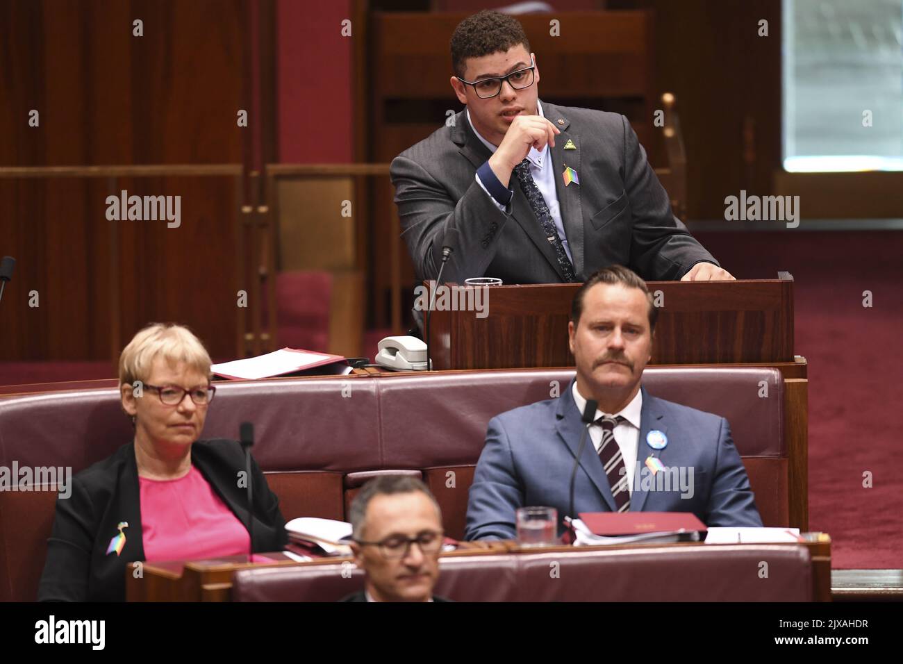Australian Greens Senator Jordon Steele-John delivers his maiden speech ...