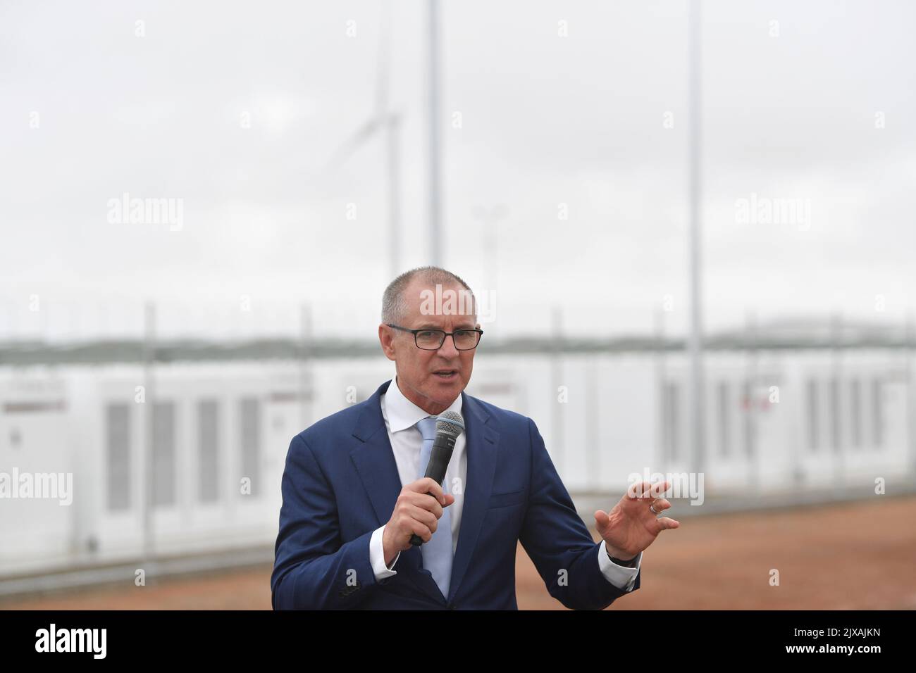 SA Premier Jay Weatherill speaks to the media during the launch of ...