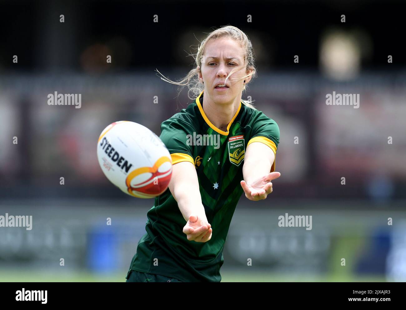 Australian Jillaroos player Karina Brown is seen during the team's ...