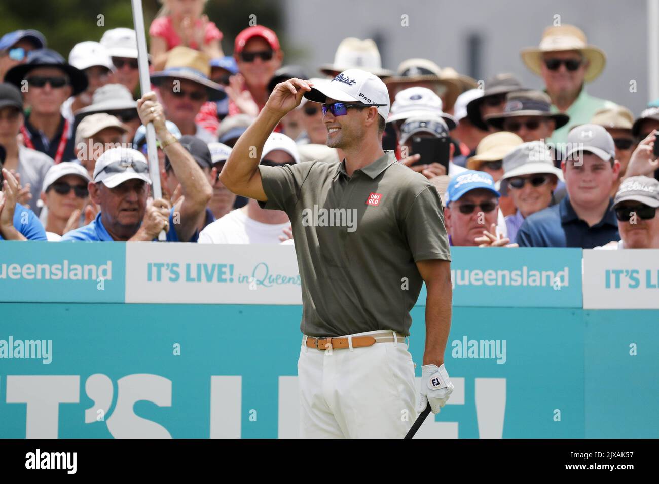 Golfer Adam Scott in action during day 2 of the Australian PGA ...