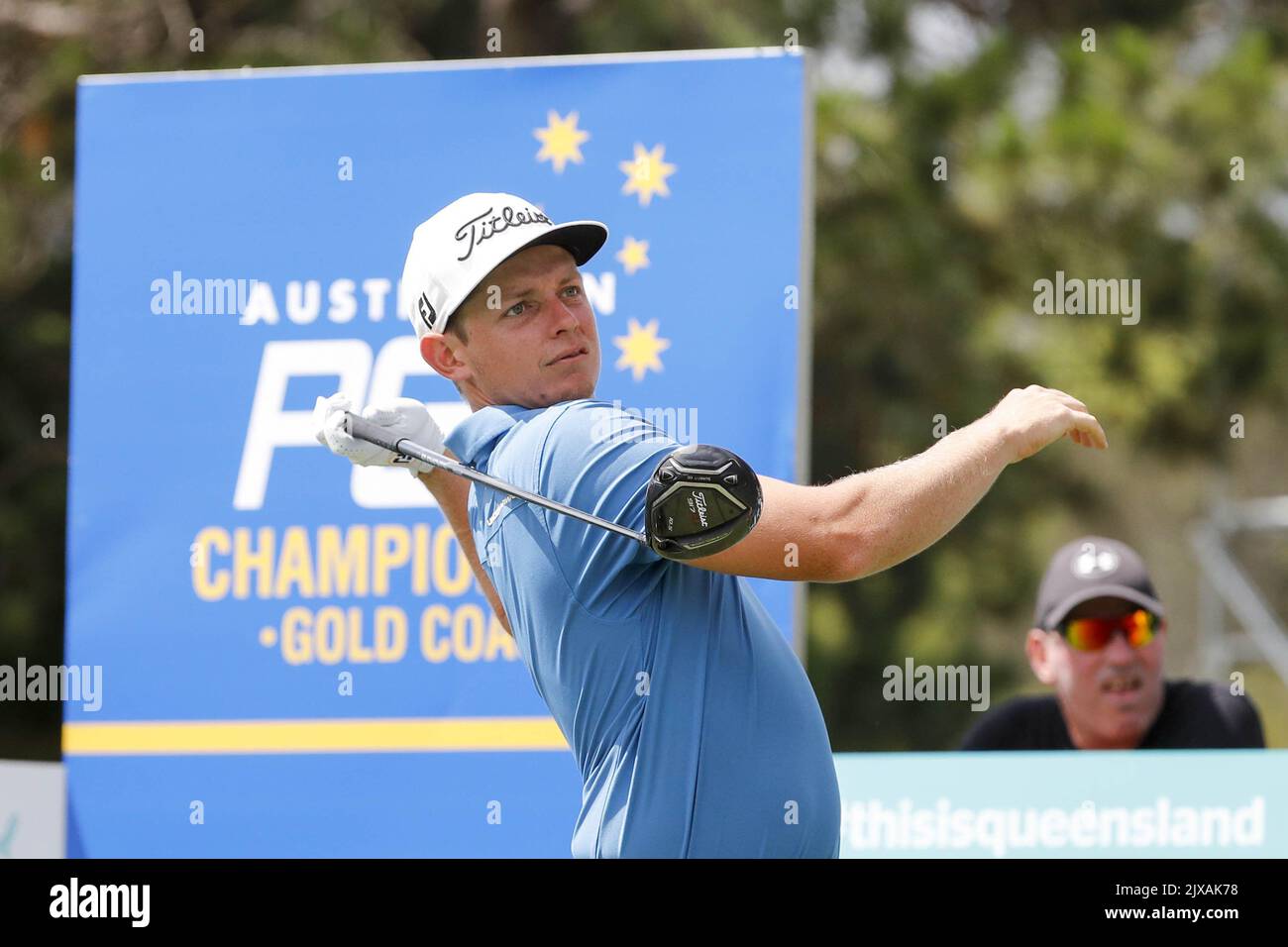 Golfer Cameron Smith in action during day 2 of the Australian PGA ...