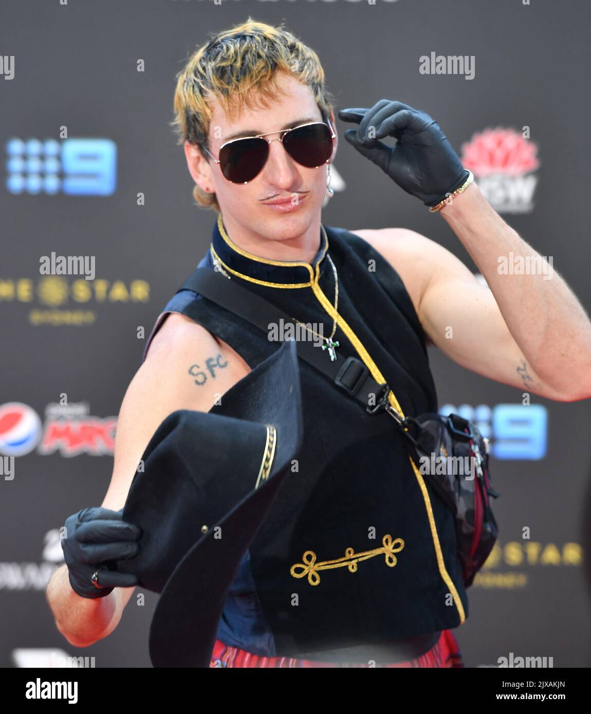 Kirin J. Callinan arrives at the 31st ARIA Awards at The Star, in ...
