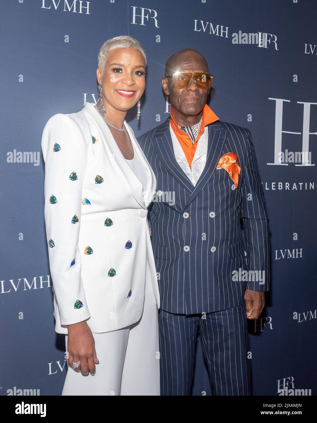 New York, USA. 23rd June, 2021. Brandice Daniel and Dapper Dan arrive ...