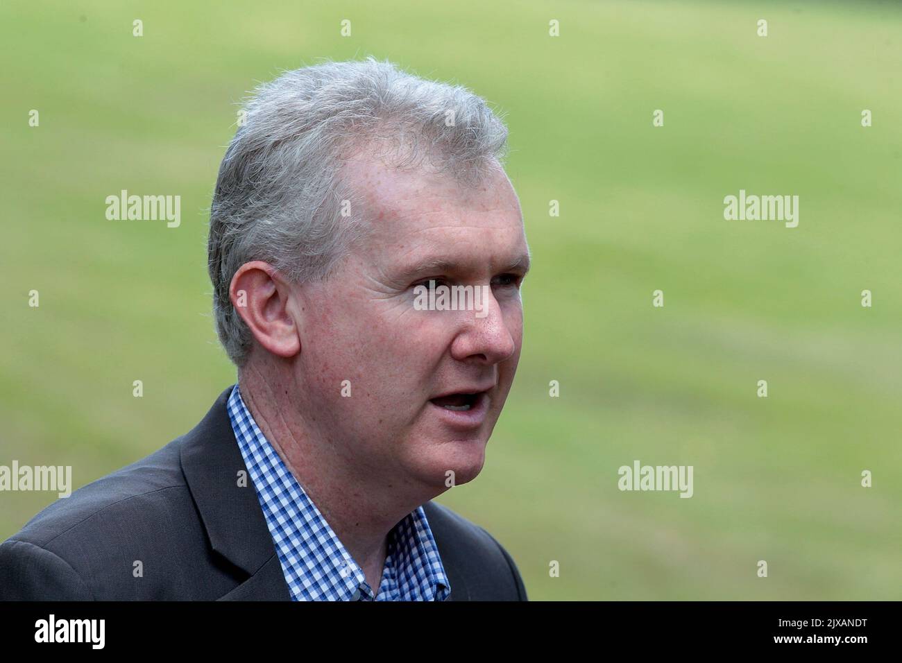 Manager of Opposition Business Tony Burke is seen during a press ...