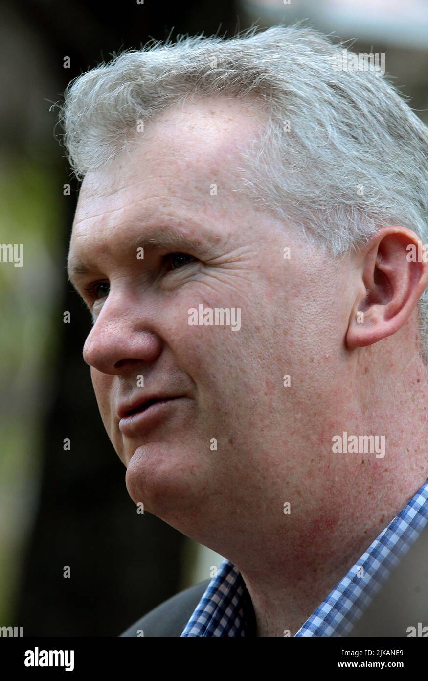 Manager of Opposition Business Tony Burke is seen during a press ...