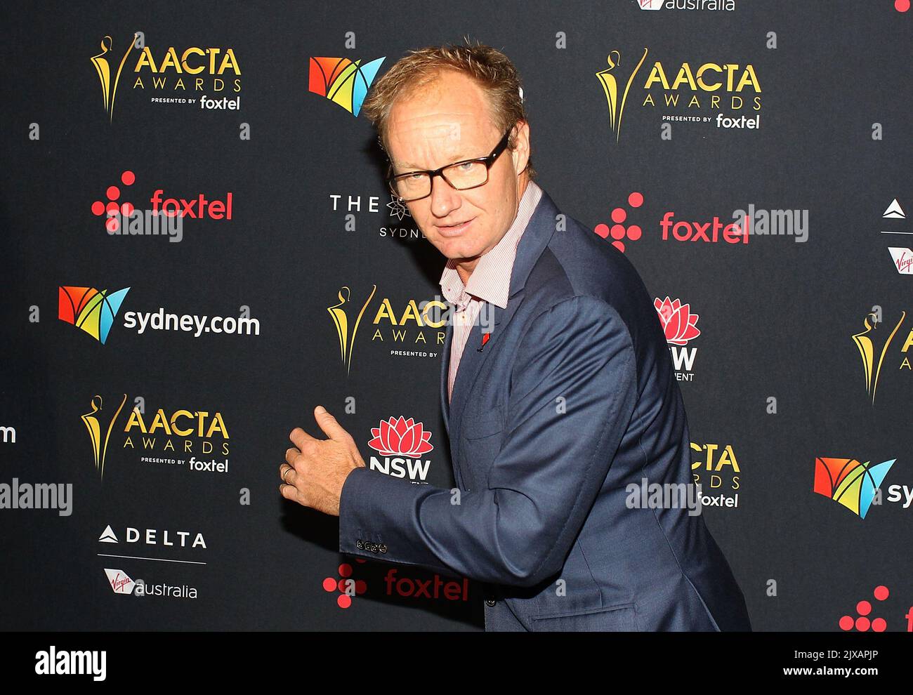 Rob Carlton on the red carpet at the AACTA Luncheon, in Sydney, Monday ...