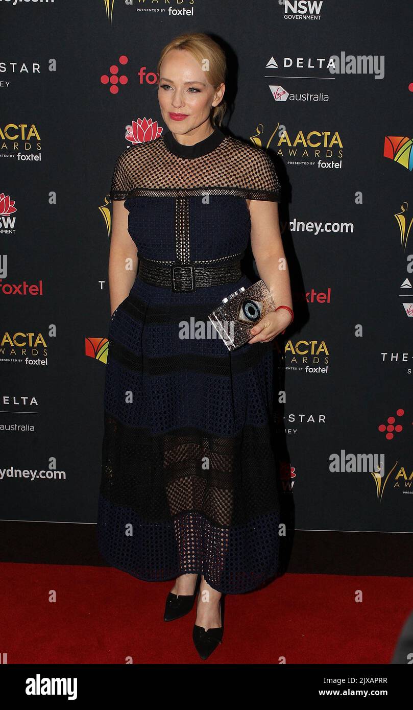 Susie Porter on the red carpet at the AACTA Luncheon, in Sydney, Monday ...