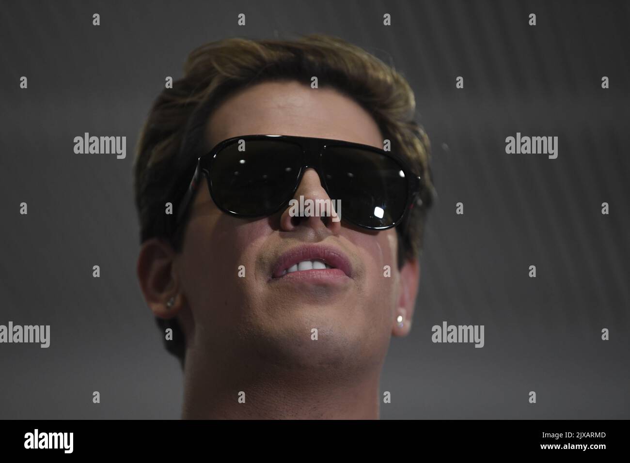 British alt-right commentator Milo Yiannopoulos speaks during an event ...