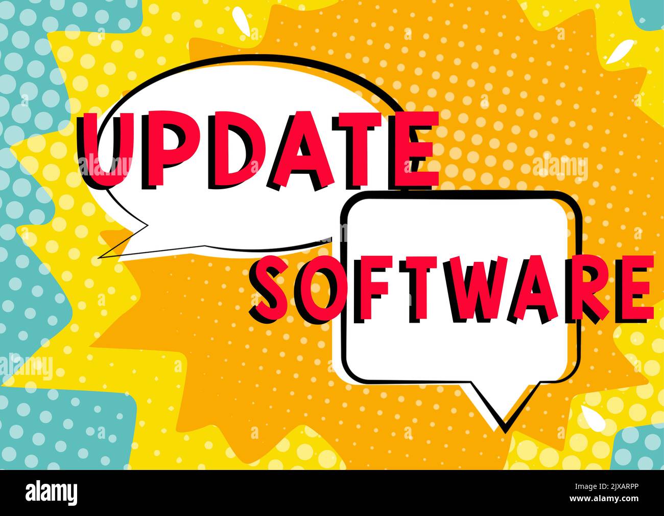 Text showing inspiration Update Softwarereplacing program with a newer ... Text showing inspiration Update Softwarereplacing program with a newer ...