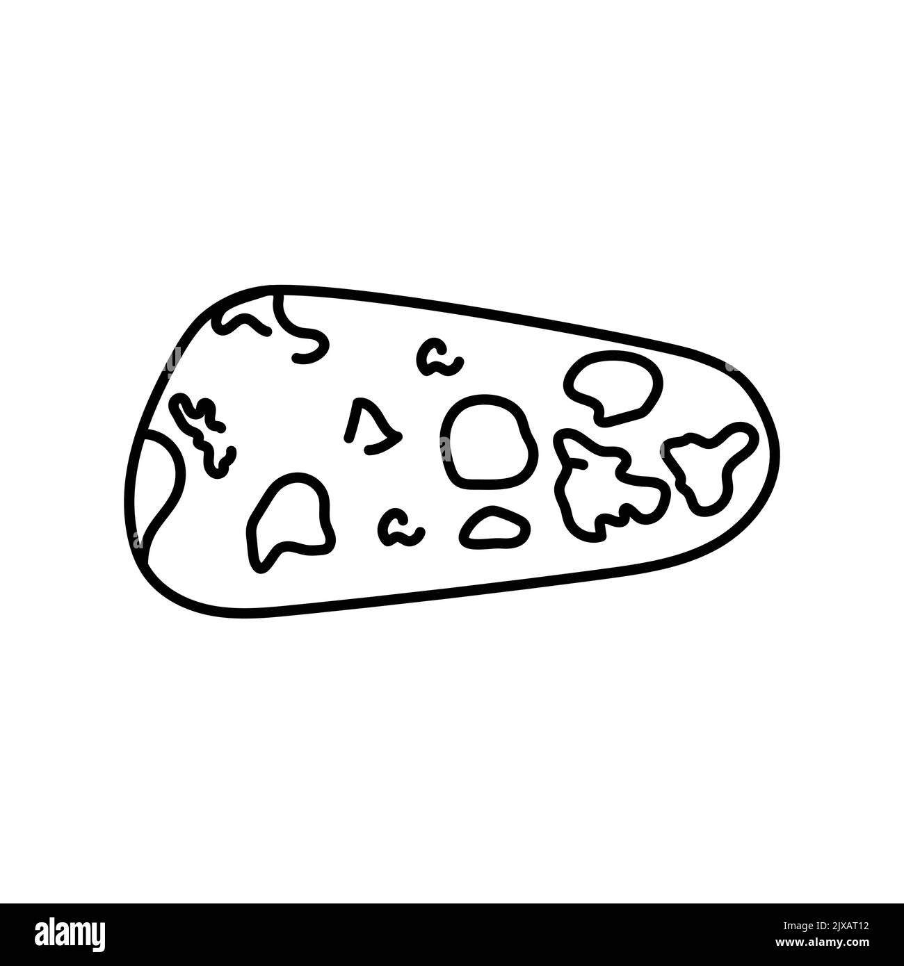 Opal color line icon. Precious stones. Pictogram for web page, mobile ...