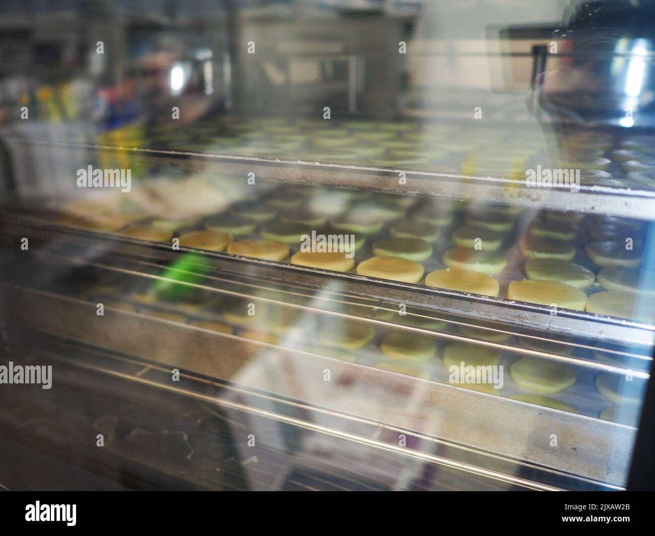 baker baking cooking in the kitchen of a lab Stock Photo - Alamy