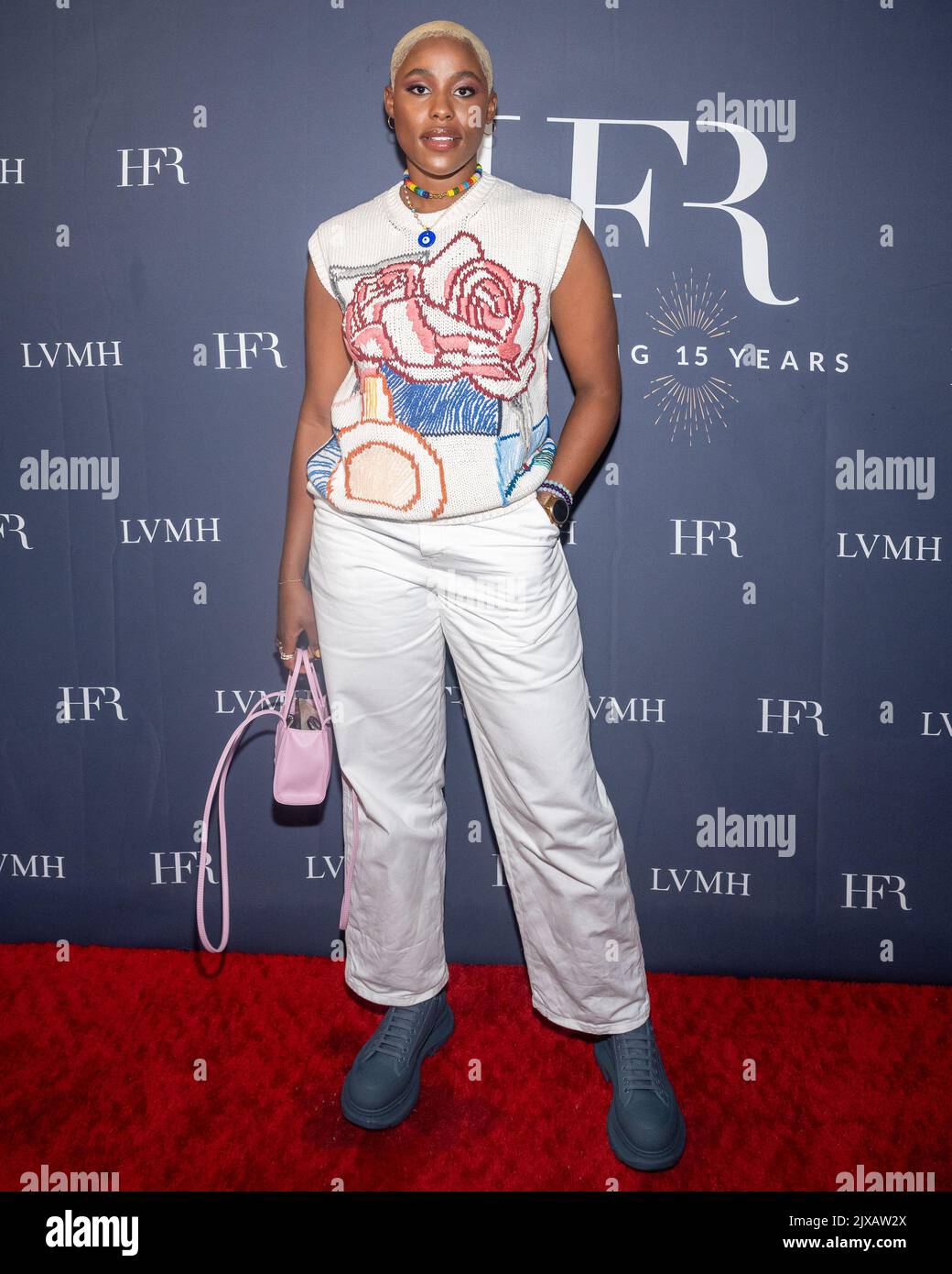 New York, USA. 23rd June, 2021. Jerrie Johnson arrives at the Harlem's ...