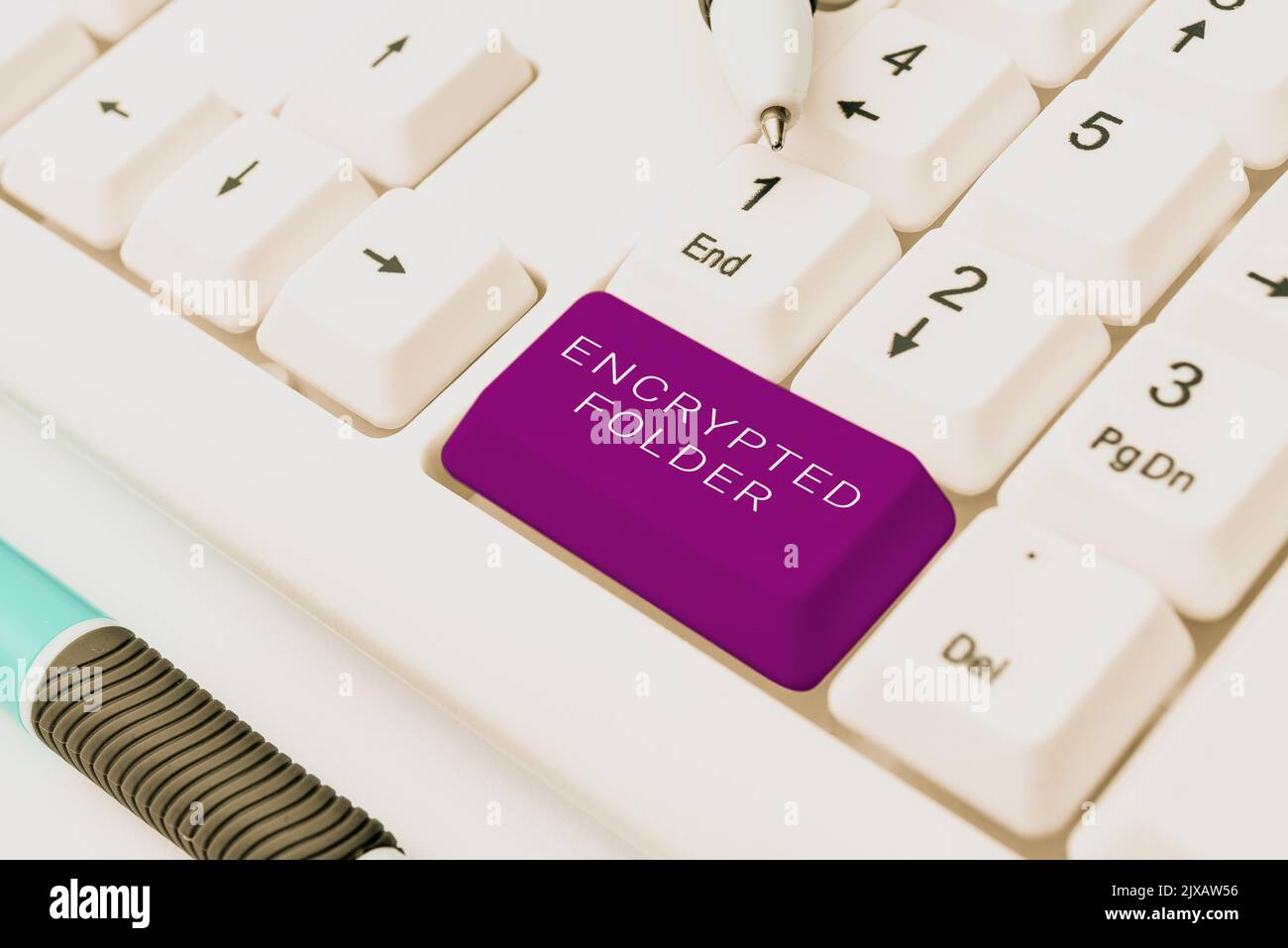 Text Showing Inspiration Encrypted Folderprotect Confidential Data From Attackers With Access