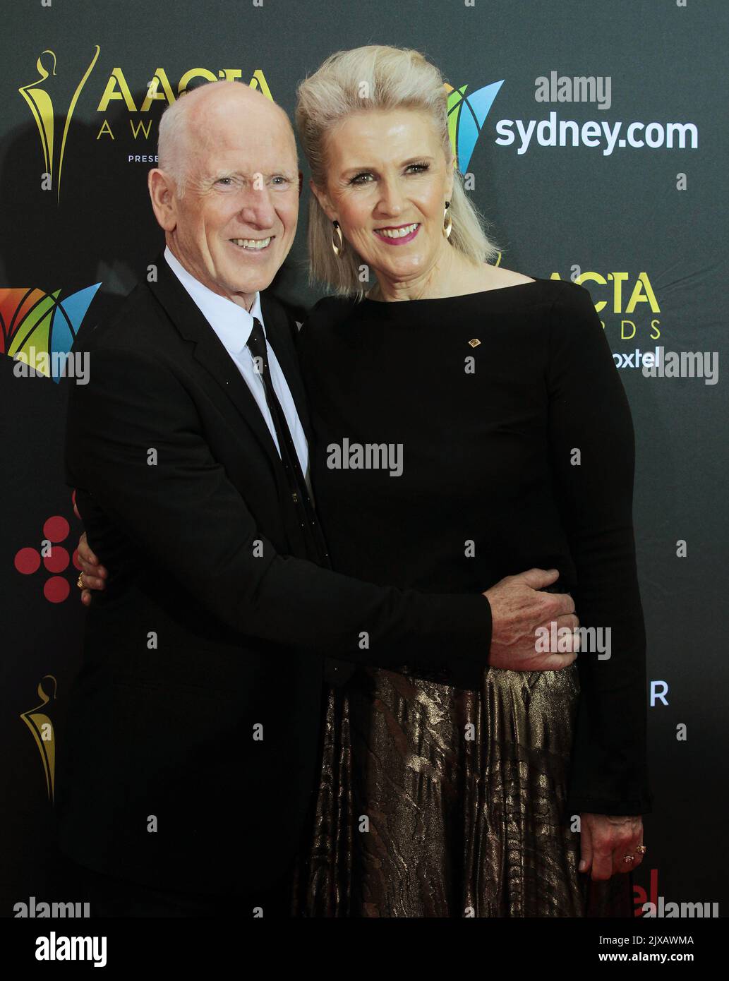 Dennis Coard and Debra Lawrance arrive at the AACTA (Australian Academy ...