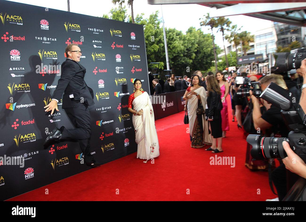 Rob Carlton arrives at the AACTA (Australian Academy of Cinema and ...