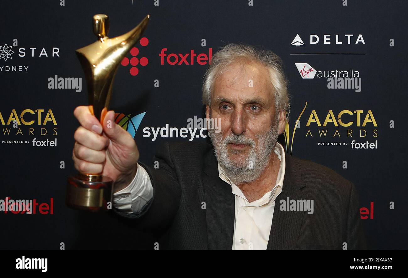 Phillip Noyce poses with the AACTA Longford Lyell Award at the AACTA ...