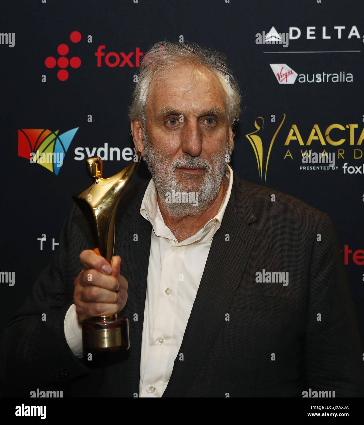 Phillip Noyce poses with the AACTA Longford Lyell Award at the AACTA ...