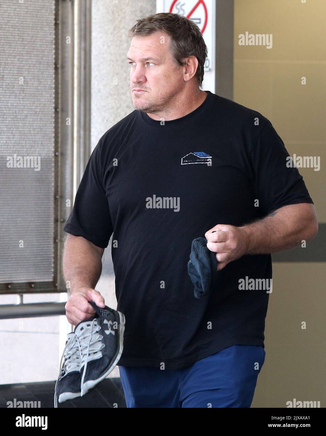 Anthony 'Chook' Fowler leaves the Brisbane Watchhouse in Brisbane ...