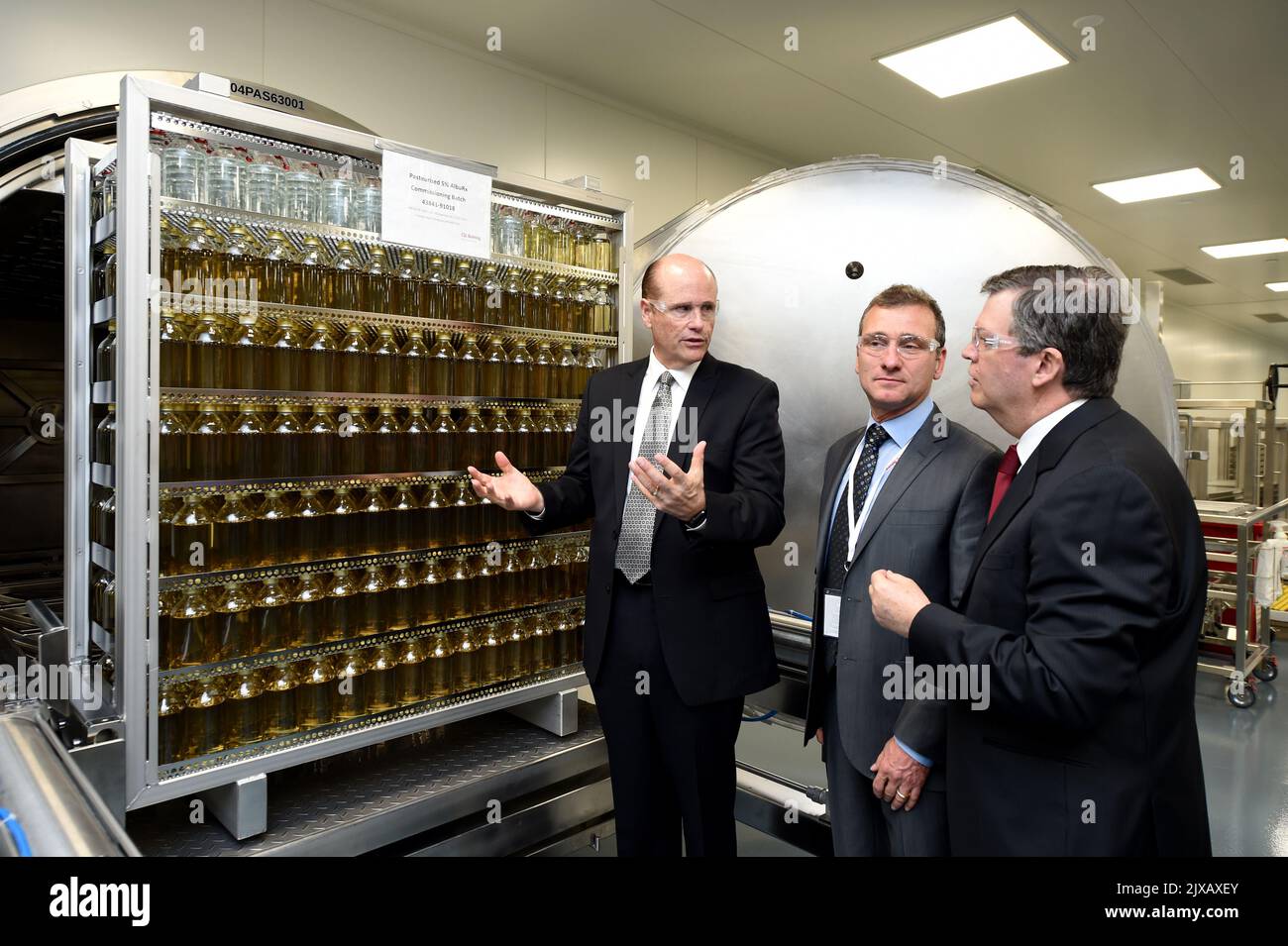 Paul Perreault, CEO and Managing Director of CSL, Martin Schaeren ...