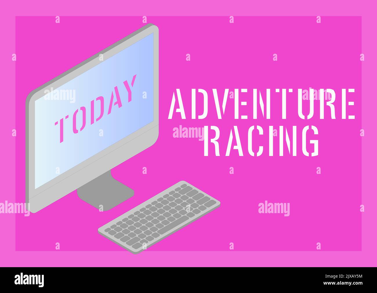 Writing displaying text Adventure Racingdisciplinary sport involving ...