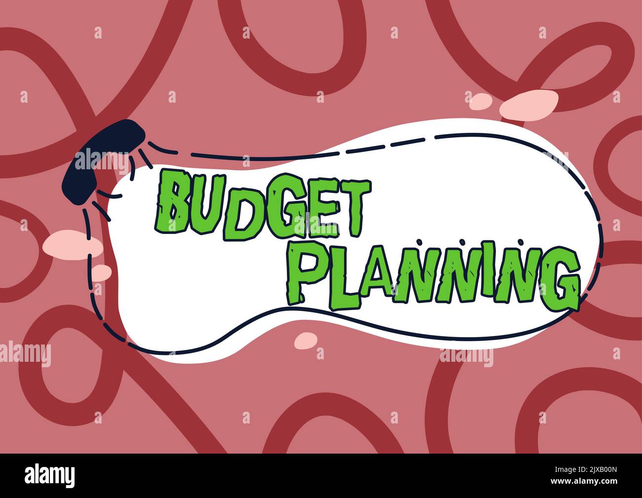 Writing displaying text Budget PlanningThe written description about ... Writing displaying text Budget PlanningThe written description about ...