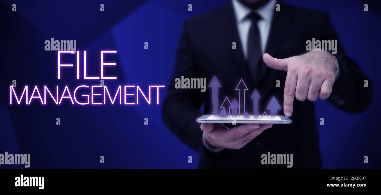 Text showing inspiration File Managementcomputer program that provides ...