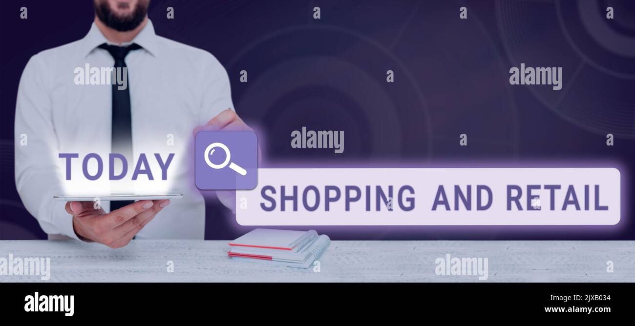 Handwriting text Shopping And Retail. Business idea Process of Selling ...