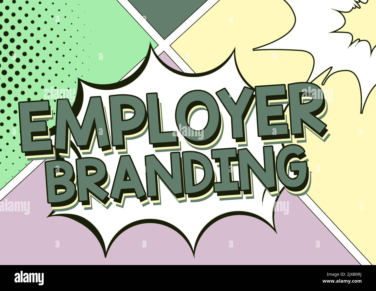 Writing displaying text Employer BrandingProcess of promoting a company ... Writing displaying text Employer BrandingProcess of promoting a company ...