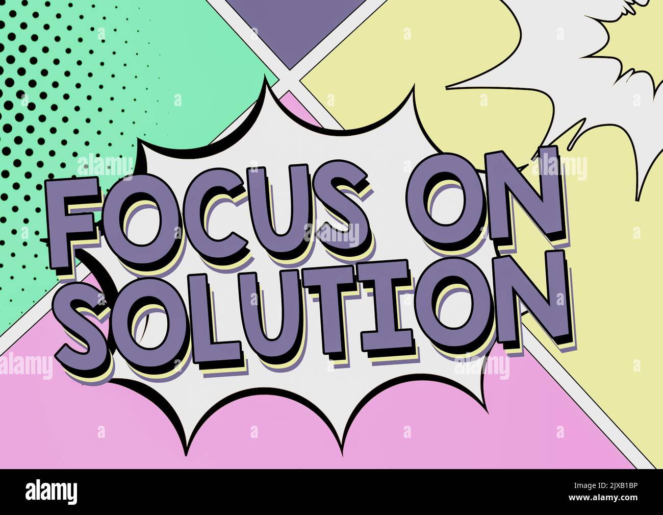 Inspiration showing sign Focus On SolutionGive full attention on ...