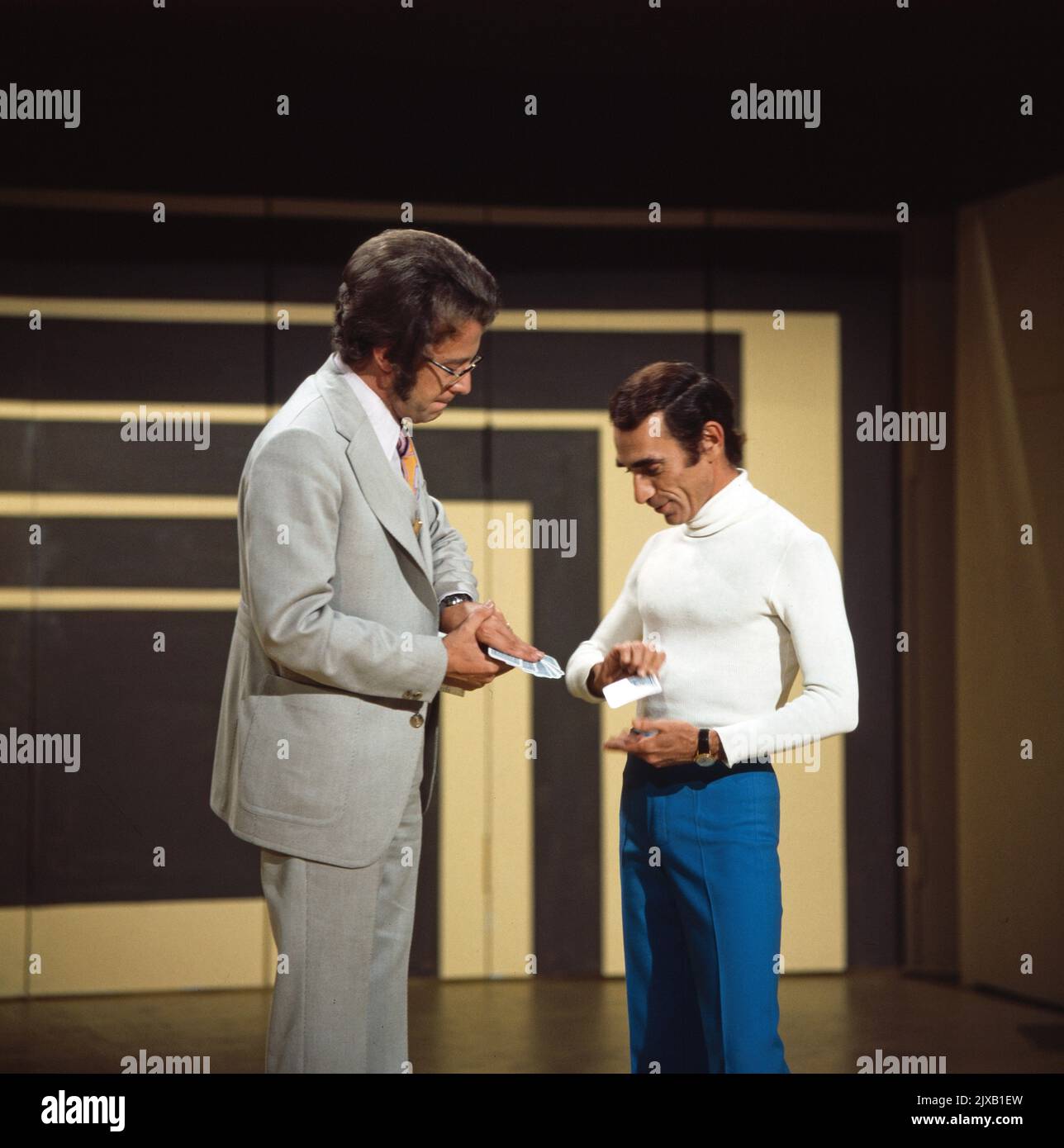 Das Kreuzworträtselspiel, Spielshow, Deutschland 1971, Moderator Dieter ...