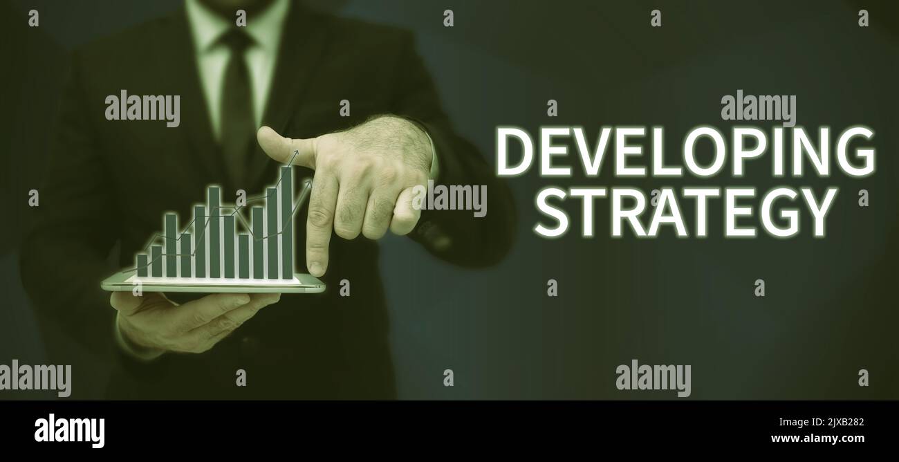 Inspiration showing sign Developing StrategyOrganizations Process ...