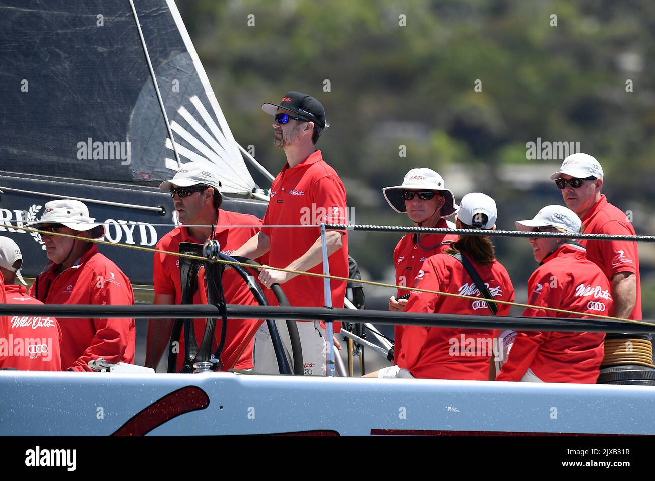 Crown Prince Frederik of Denmark takes the helm as skipper Mark ...